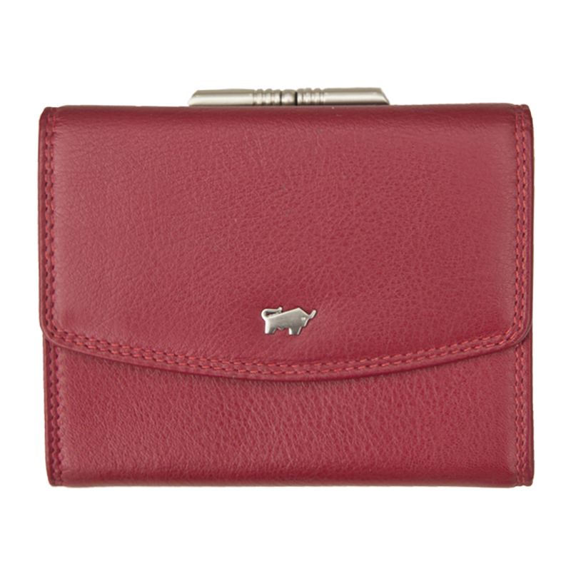 Red Leather Purse | Designer Frames Red Purse by Braun Buffel