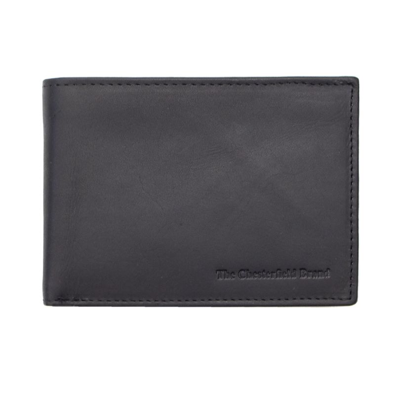 The Chesterfield Brand Oiled Thick Trifold Leather Wallet - Men's Luxury